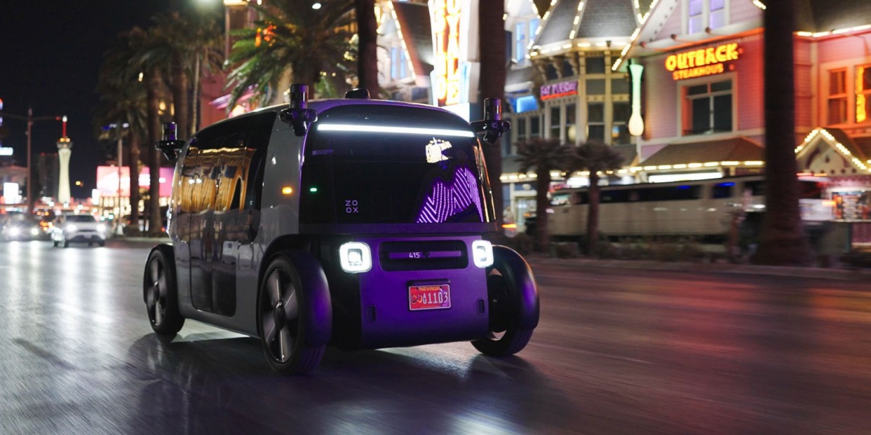 Zoox Launches Fully Driverless Robotaxi on the Las Vegas Strip - AzMo EV